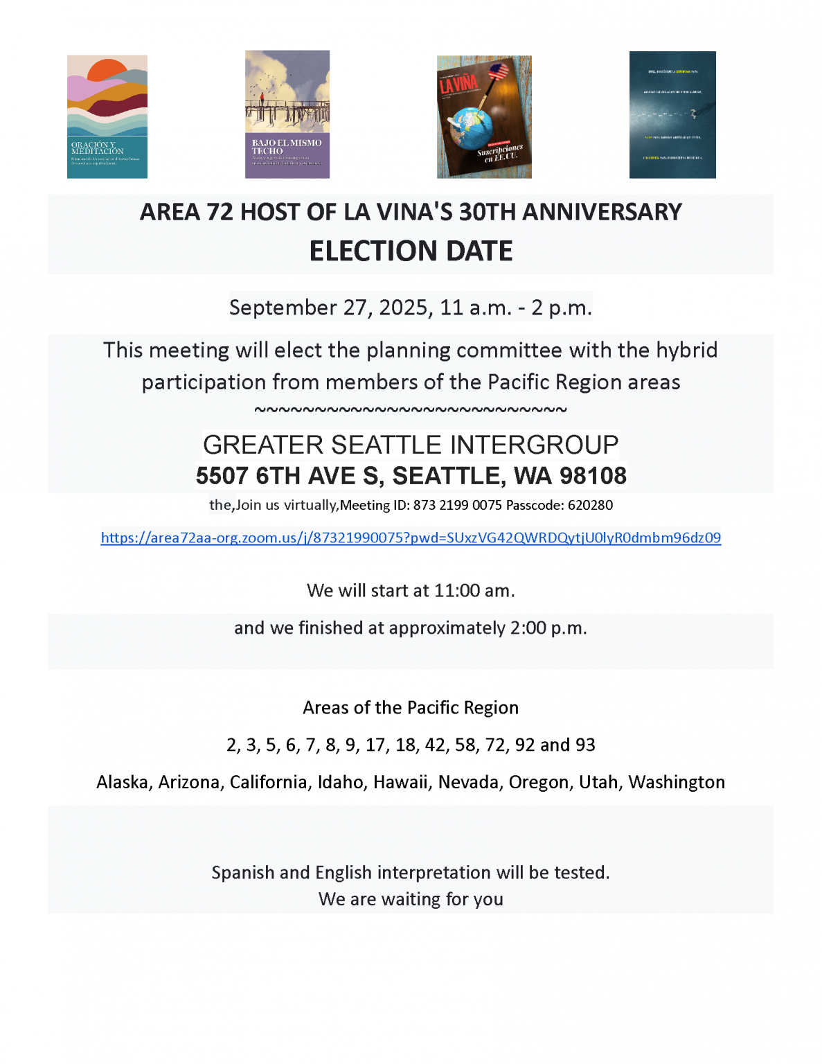 Washington Area 72 News and Events – Skagit County WA Alcoholics Anonymous